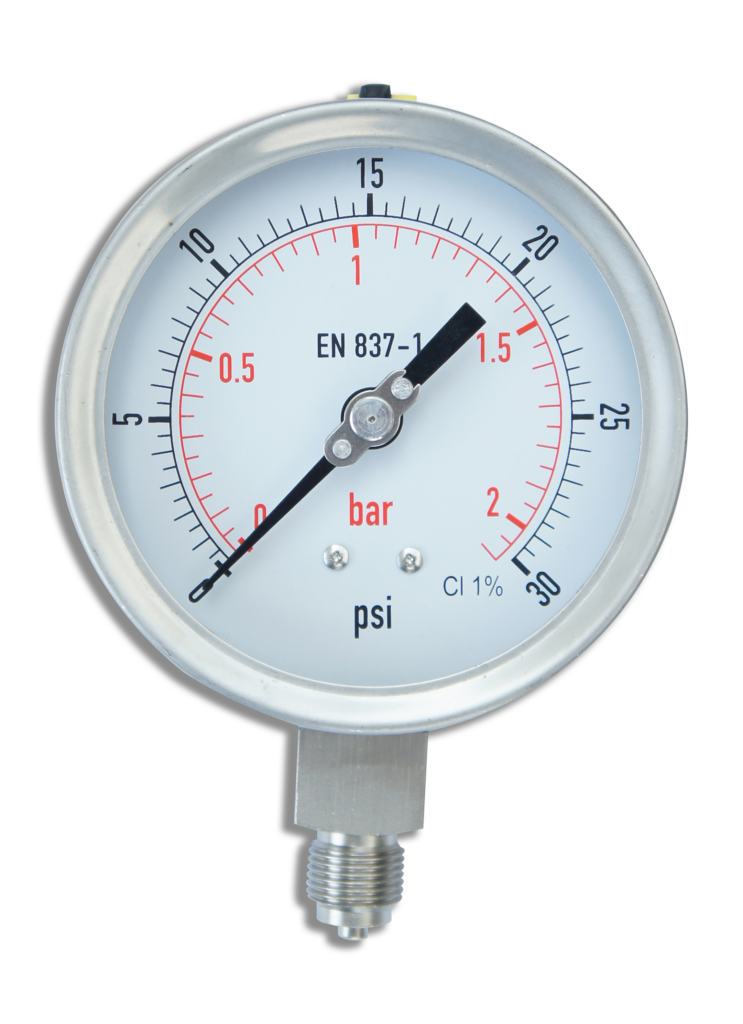 Model 9 - Pressure Gauge – All Stainless Steel Pressure Gauge Class 1.6 ...
